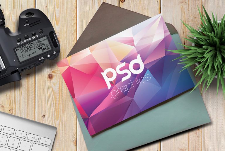 Greeting Card Template Mockup PSD | PSD Graphics