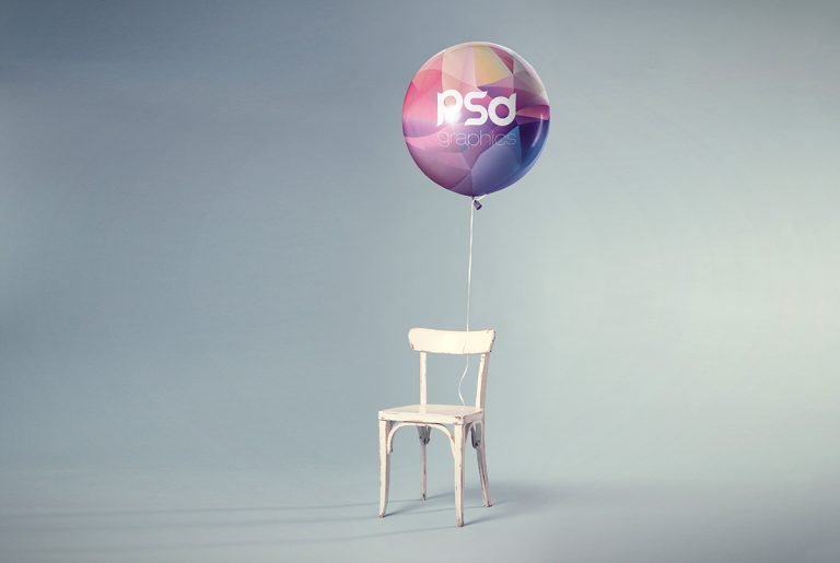 Balloon Mockup Free PSD | PSD Graphics