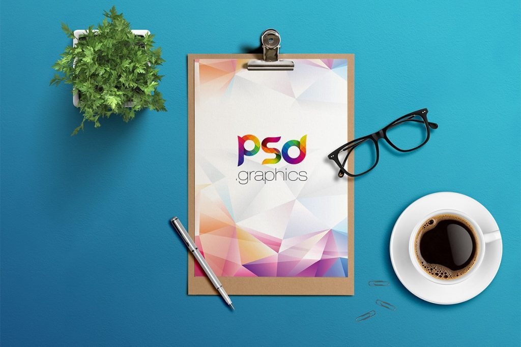 A4 Paper Clipboard Mockup Template | PSD Graphics